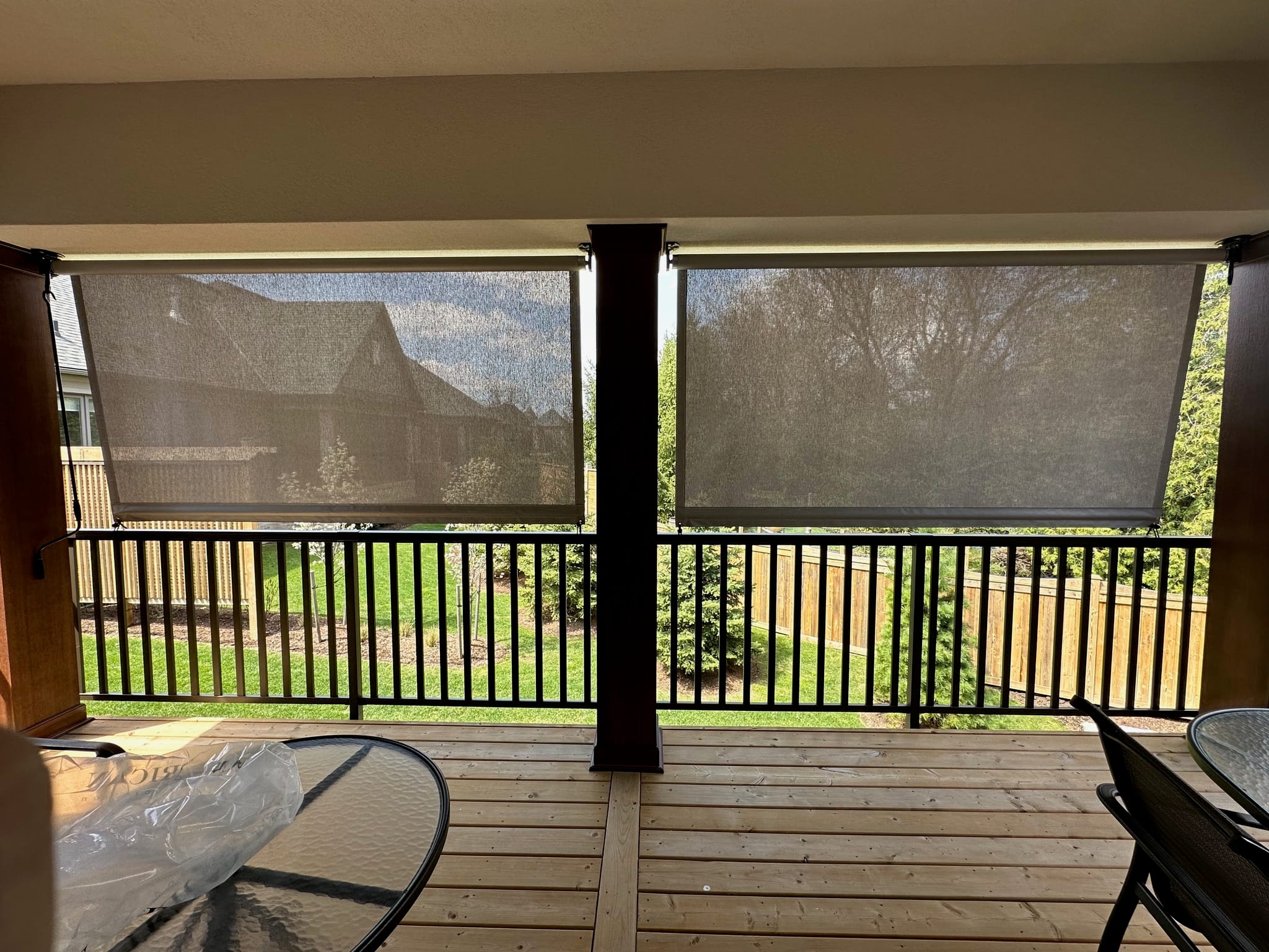 Verso Roll Curtains | Horizontal Shade | Alexander Awnings