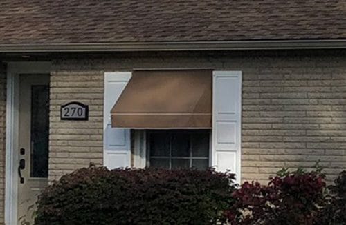 Welded Frame Window Awnings | Alexander Awnings